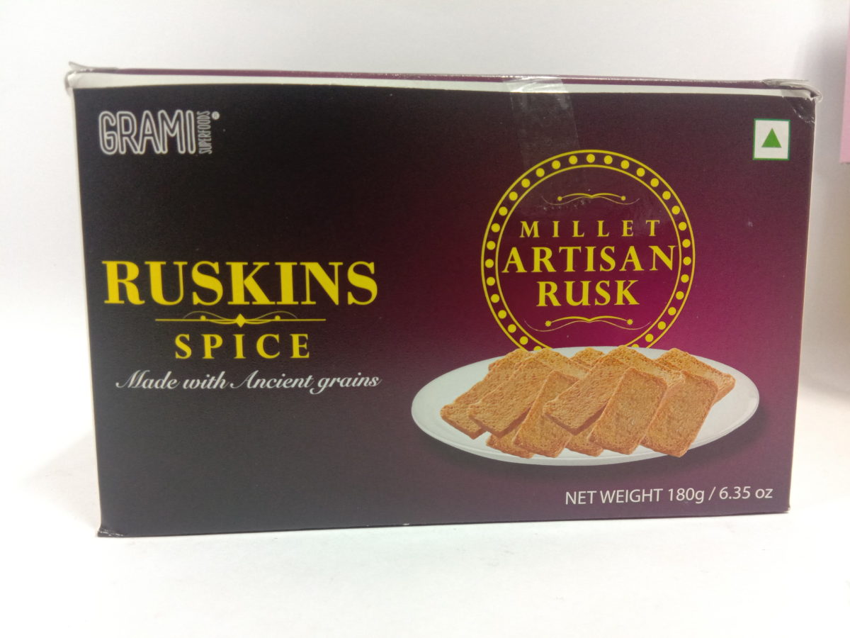 Artisan Millet Rusk Spice 180 Gms | Buy Online - Organic Sphere